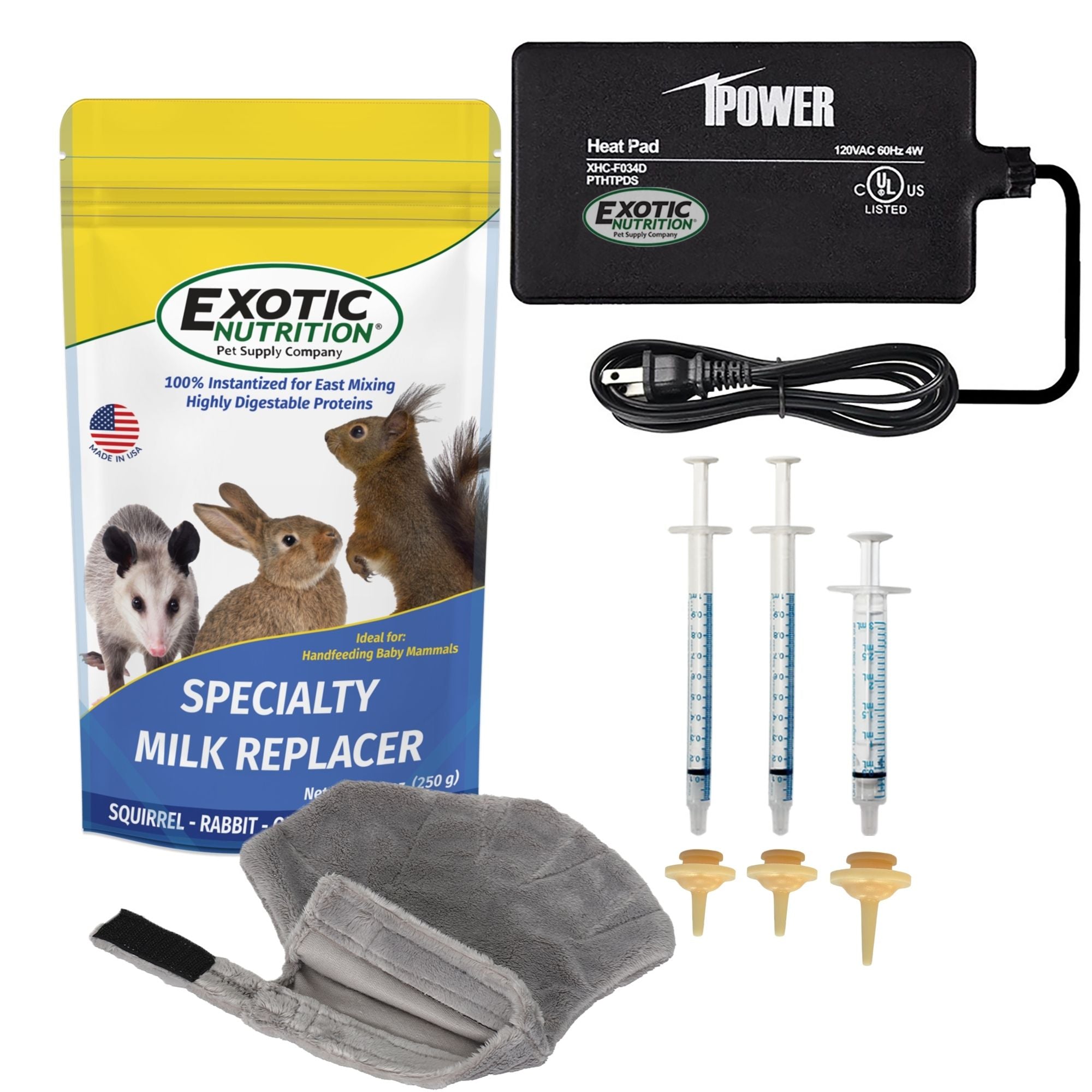 Baby Squirrel Nursing Set