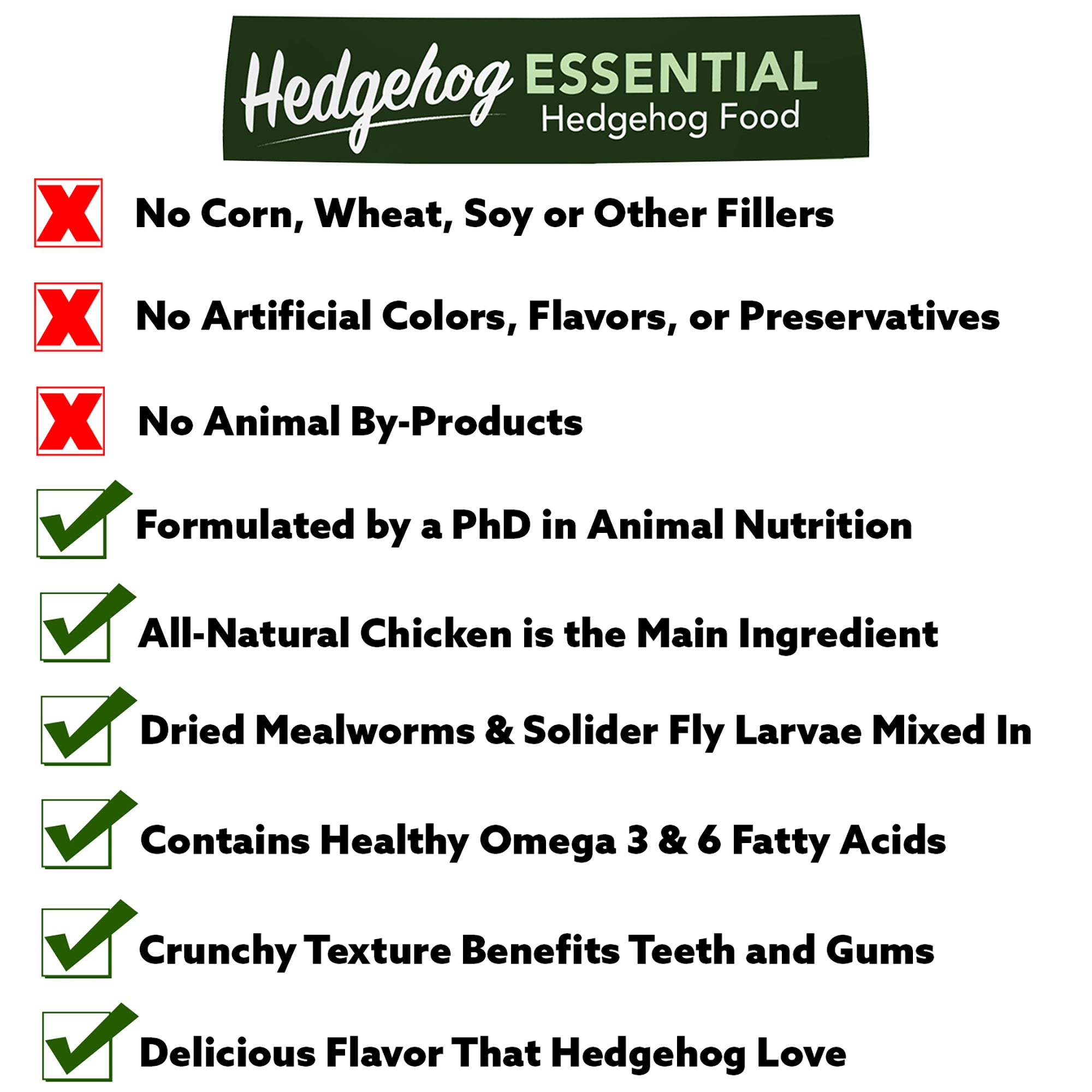 Hedgehog Essential— Hedgehog Food
