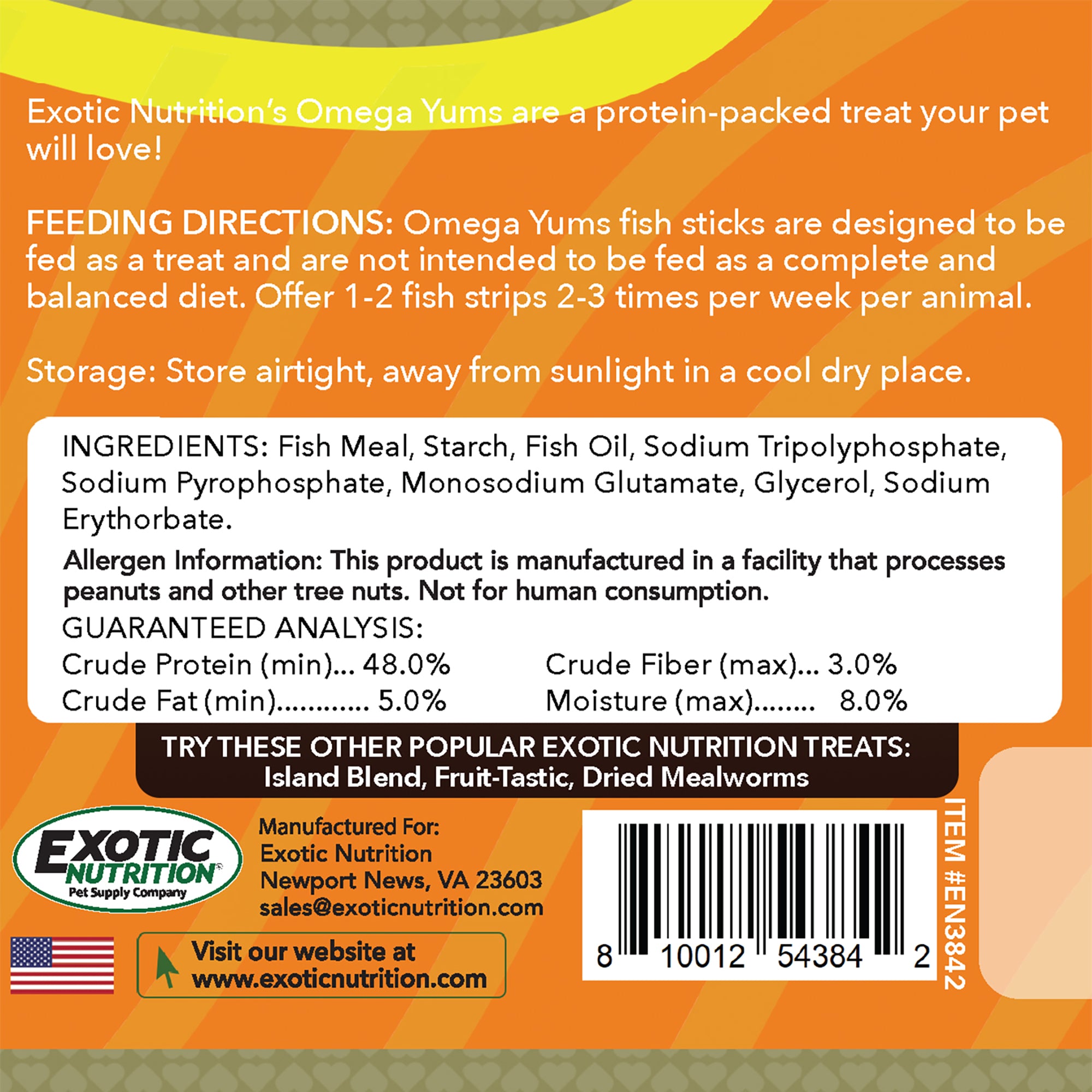 Omega Yums Fish Sticks