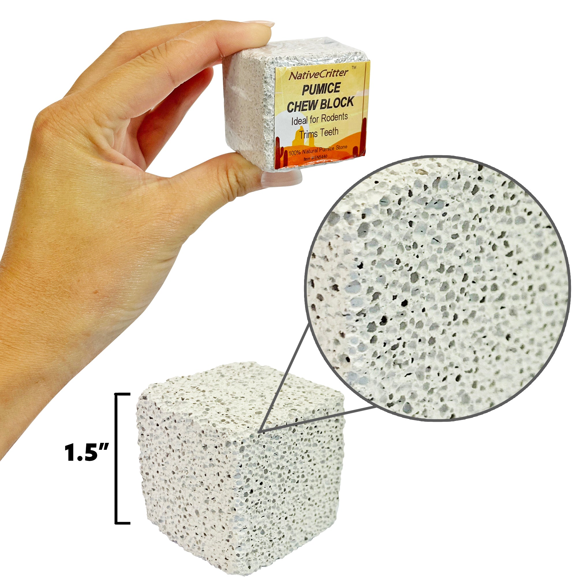 Pumice Chew Block