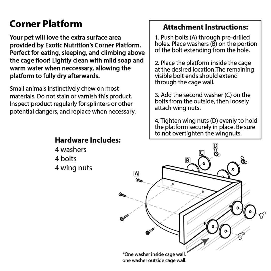Wood Corner Platform